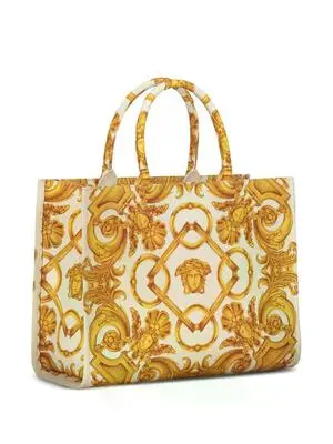 Versace Medusa Barocco Tote Bag - Neutrals