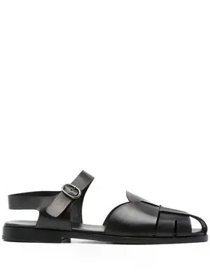 LIDFORT Leather Caged Sandals