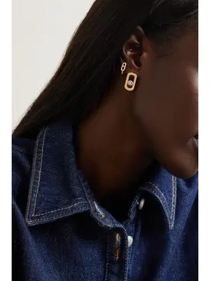 Messika Move Citizen 18-karat Diamond Earrings