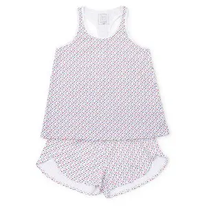LILA AND HAYES Alyssa Pajama Short Set Star Spangled