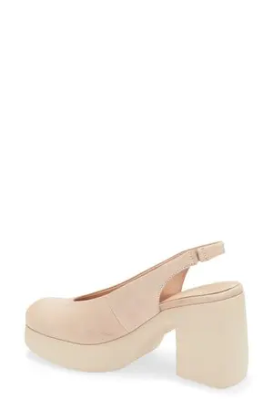 WONDERS Naima Platform Slingback Pump