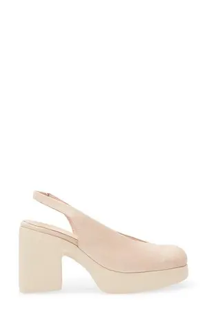 WONDERS Naima Platform Slingback Pump