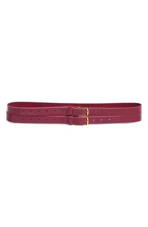 ADA Ada Mallorca Double Leather Belt Mora
