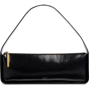 Khaite Lori Baguette Leather Shoulder Bag - Black