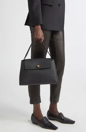 Khaite Audrey Top Handle Bag - Black 200