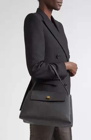 Khaite Audrey Top Handle Bag - Black 200