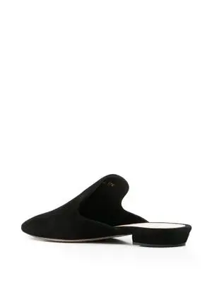 GIANVITO ROSSI Nubuck Mules