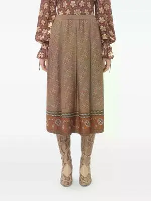 Valentino Garavani Midi Jacquard Skirt