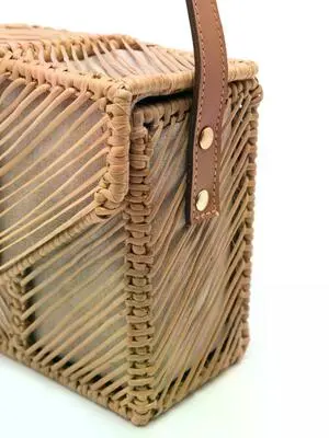 LENNY NIEMEYER Raffia Shoulder Bag