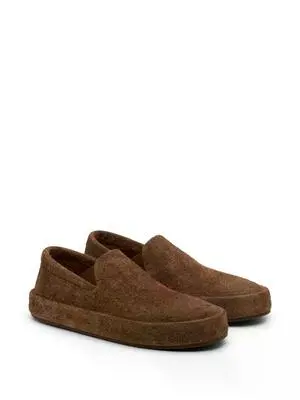 Marsèll Cassapelle Wool Round-toe Loafers - Brown