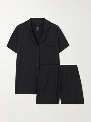 SKIMS Soft Lounge Rib Sleep Set - Black