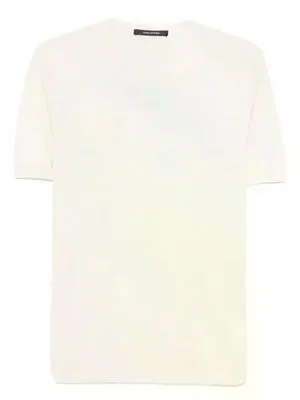 Tagliatore Knitted T-shirt - Neutrals