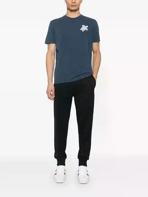 Vilebrequin Logo-embroidered T-shirt - Blue