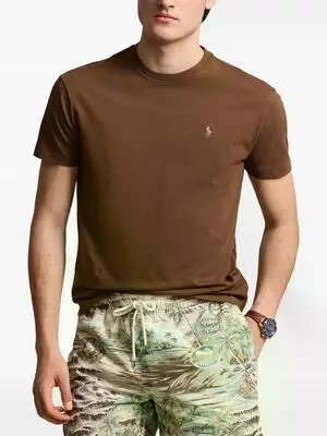 Polo Ralph Lauren Crew-neck Cotton T-shirt - Brown