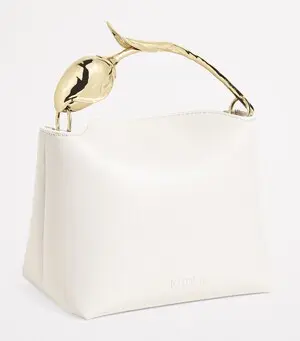 Erdem Mini Leather Bloom Top-handle Bag