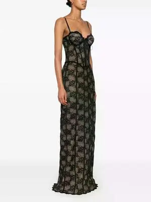 Giuseppe Di Morabito Floral-lace Gown