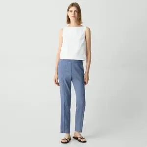 Theory Treeca Pull-on Pant In Fluid Linen