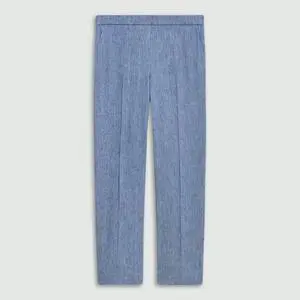 Theory Treeca Pull-on Pant In Fluid Linen