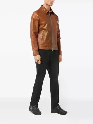 BILLIONAIRE Logo-embroidered Jacket