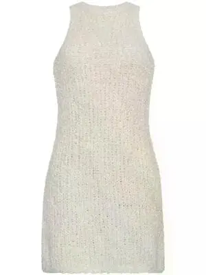 Adam Lippes Renata Mini Dress - White