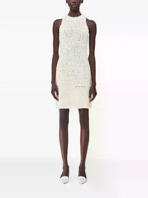 Adam Lippes Renata Mini Dress - White