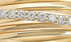 Lana Jewelry Kinetic 14k Gold Diamond Ring