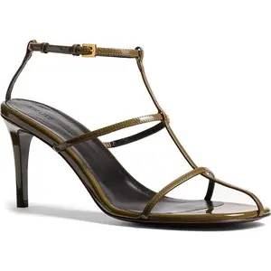 Khaite Cage Sandal - Dark Olive