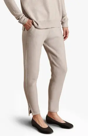 OYUN Luxe Slim Cashwool Pants - Oyster
