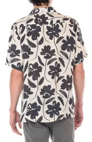 ORIGINAL PAPERBACKS Rio Floral Rayon Camp Shirt