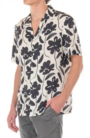 ORIGINAL PAPERBACKS Rio Floral Rayon Camp Shirt
