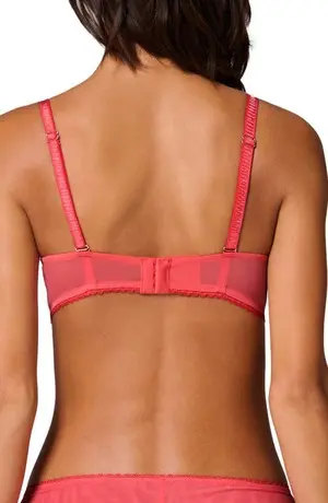 Simone Perele Allure Underwire Balconette Bra - Coralia Red