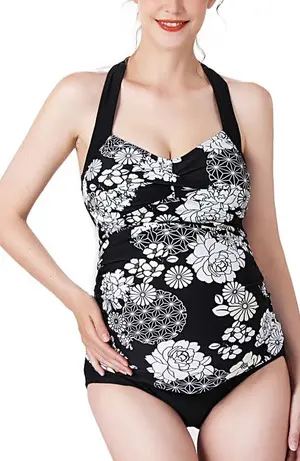 KIMI + KAI Chana Maternity Two-piece Swimsuit - Multicolored