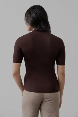 SSKEIN Mock Neck Pullover