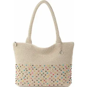THE SAK Crafted Classics Carryall Bag - Ecru Multi Beads