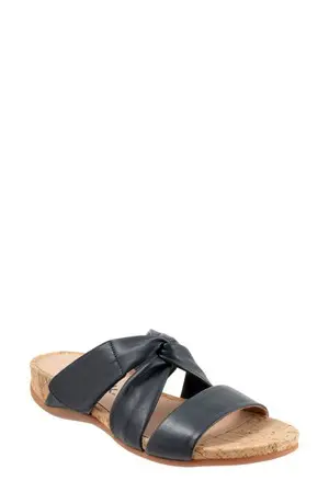 Softwalk Tallulah Slide Sandal - Navy