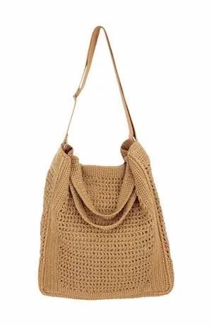 THE SAK Lanie Market Hand Crochet Tote Bag - Bamboo