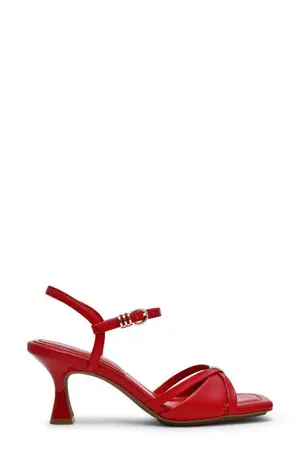Anne Klein Jelena Ankle Strap Sandals - Red