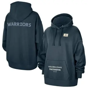 JORDAN BRAND Golden State Warriors Courtside Statement Edition Oversize Pullover Hoodie