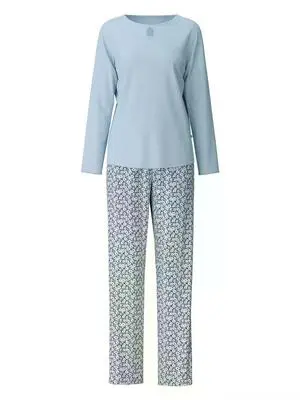 CALIDA Printed Pajama Set - Blue