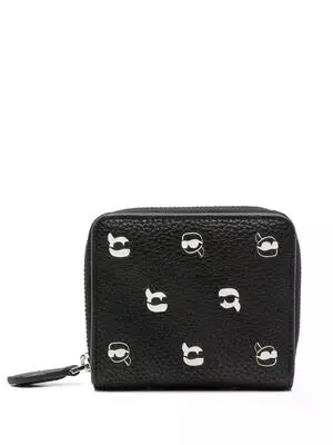 Karl Lagerfeld Logo-debossed Wallet - Black