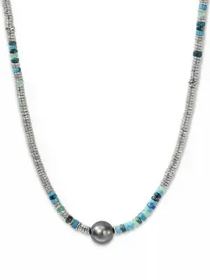 John Hardy Sterling Heishi Necklace - Silver