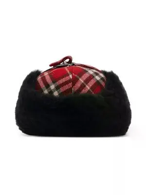 Burberry Check Pattern Trapper Hat