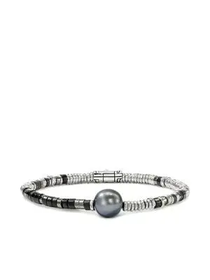 John Hardy Heishi Beaded Bracelet - Silver