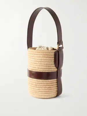 Chloé Kerala 25 Embellished Faux Raffia Tote