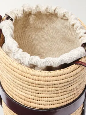 Chloé Kerala 25 Embellished Faux Raffia Tote