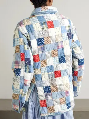 Polo Ralph Lauren Patchwork Quilted Printed Cotton Jacket