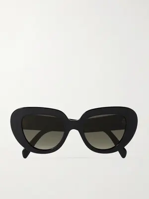 Celine Oversized Butterfly-frame Sunglasses - Black