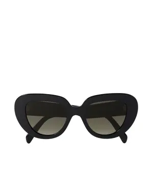 Celine Oversized Butterfly-frame Sunglasses - Black
