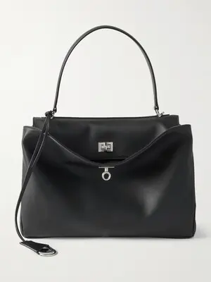 Balenciaga Rodeo Medium Leather Shoulder Bag