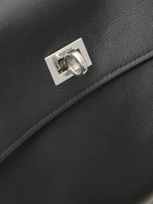 Balenciaga Rodeo Medium Leather Shoulder Bag